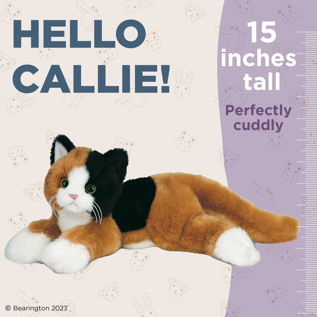 15" Calico Cat Callie – Bearington